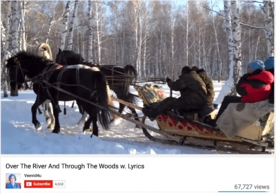 Over the River and Through the Woods - Thanksgiving Song - Make Moments ...