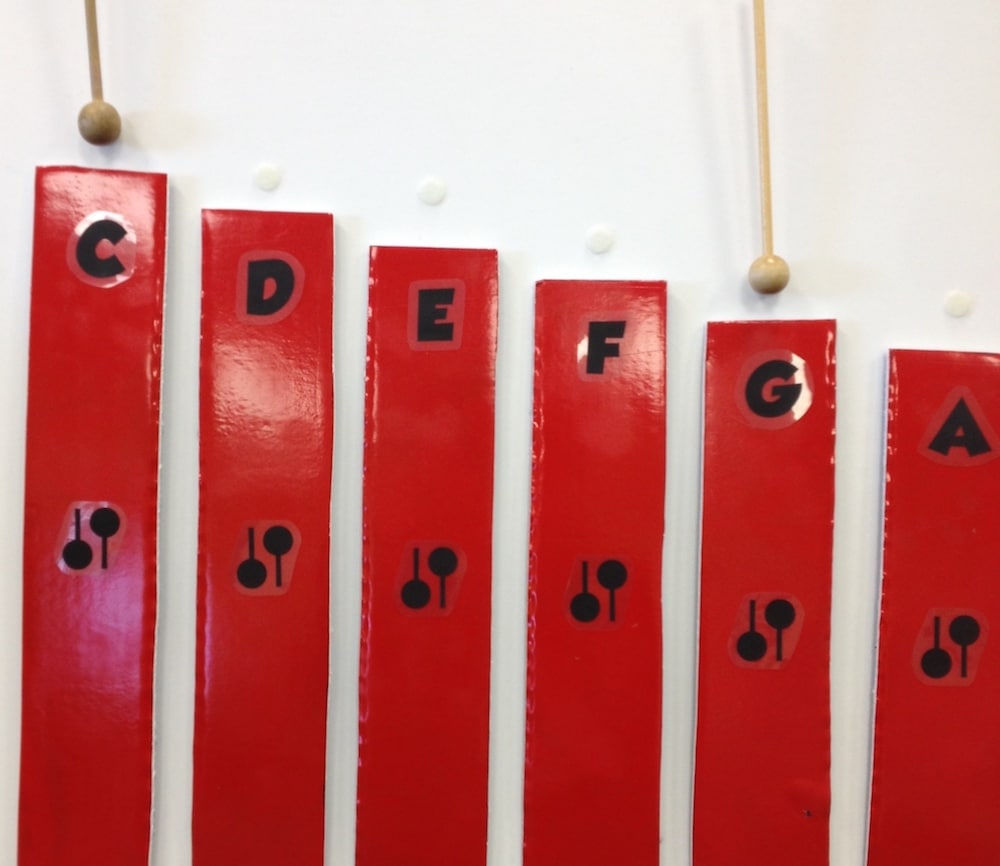 DIY Xylophone Visual - Make Moments Matter