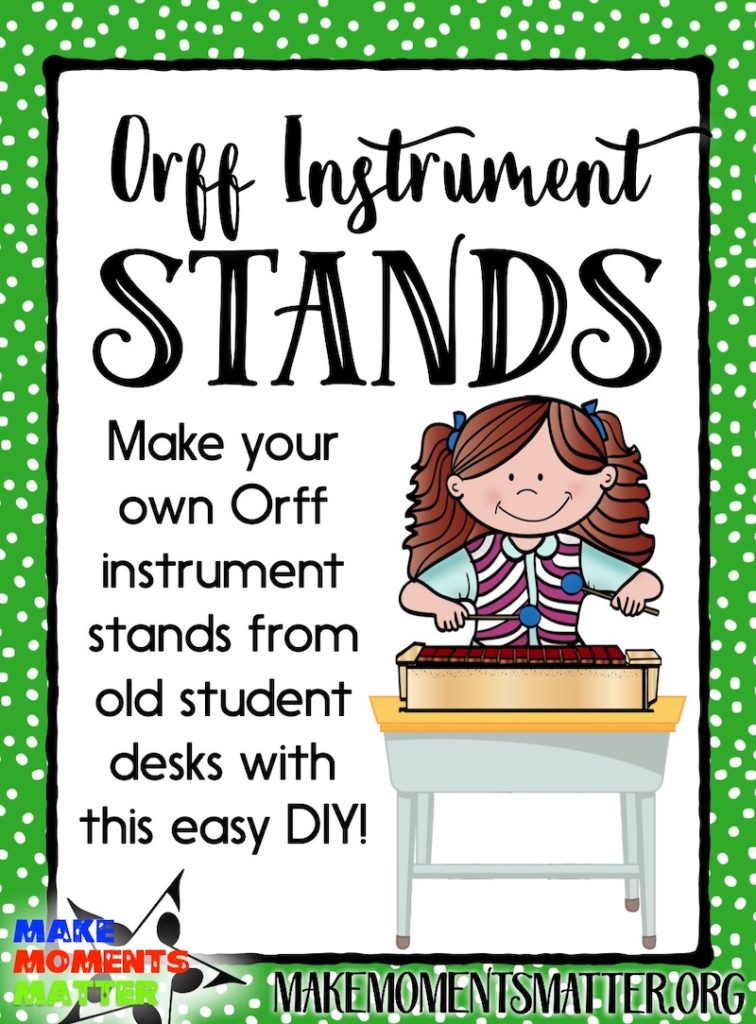 DIY Orff Instrument Stands - Make Moments Matter