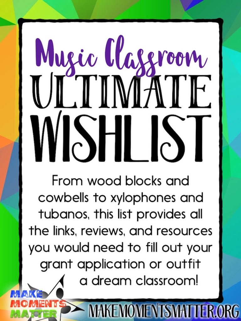 Ultimate Classroom Wishlist - Make Moments Matter