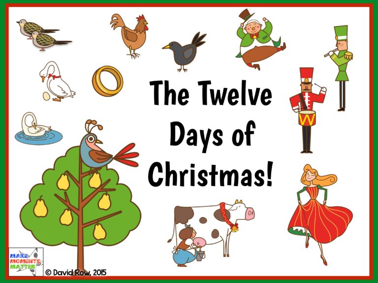 12 Ways to teach The 12 Days of Christmas - Make Moments Matter