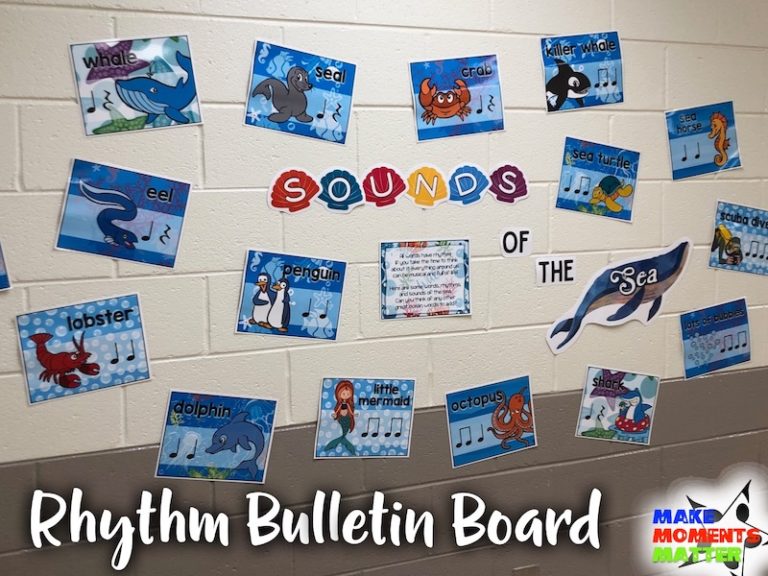 Rhythm on the Wall - Content Driven Bulletin Board Ideas - Make Moments ...