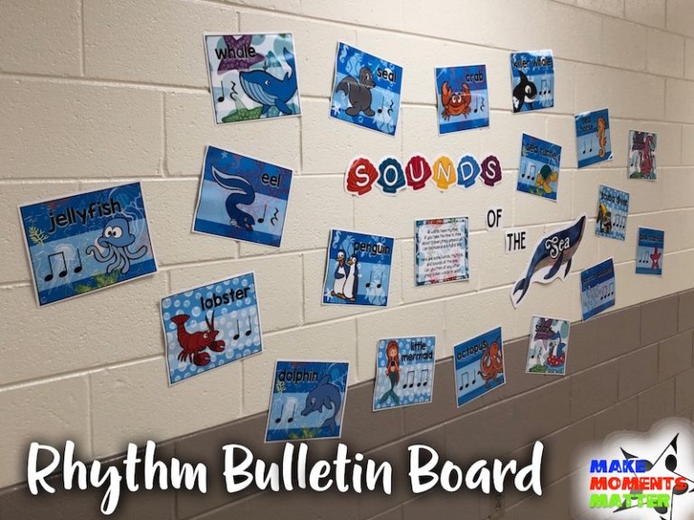 Rhythm on the Wall - Content Driven Bulletin Board Ideas - Make Moments ...