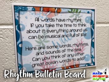 Rhythm on the Wall - Content Driven Bulletin Board Ideas - Make Moments ...