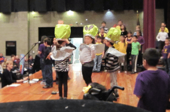 Paper Bag Alien Hats for Concert - Make Moments Matter